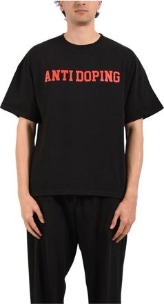 Msgm Msgm, Homme, Tops, Noir, Taille: L T-shirt &agrave; Col Rond