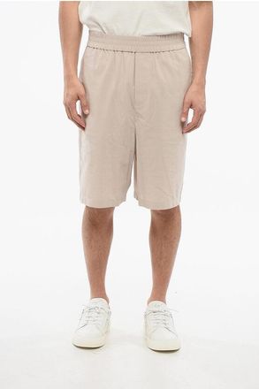 Ami 4-Pocketed Cotton Shorts with Elastic Waistband size Xxl