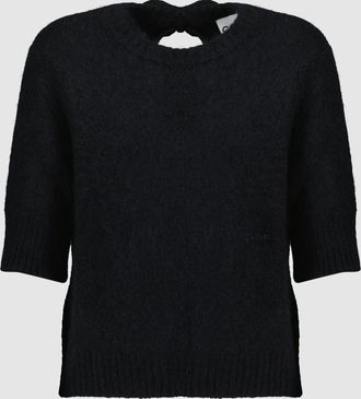 Ganni Top Dos Nu Noir