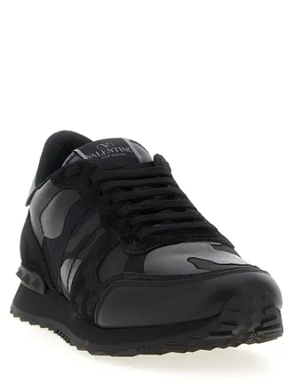 Valentino Garavani Rockrunner Sneaker - Black