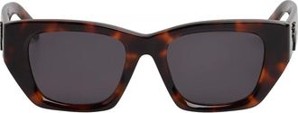 Palm Angels Femme, Accessoires, Brun, Taille: ONE Size Lunettes de soleil carr&eacute;es oeil de chat