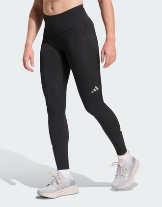 adidas Adi365 Climacool - Legging de course long &agrave; 3 bandes - Noir