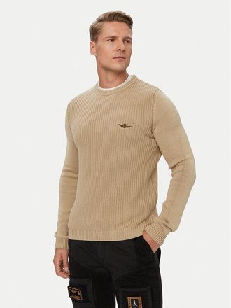 Aeronautica Aeronautica Militare Pullover 262MA1571UL00409 Beige Regular Fit