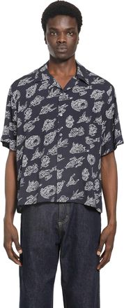 Moncler Printed Short Sleeve Shirt