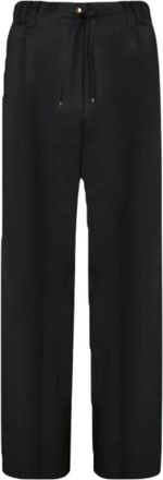 Moncler Femme, Pantalons, Noir, Taille: 38 FR Logo Formal Pants