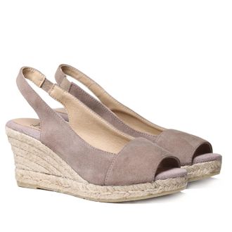 Toni Pons Wildleder-Espadrille f&uuml;r Damen - Monza-A - Taupe, 41 EU