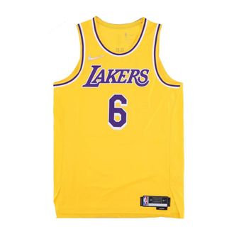 Nike D&eacute;bardeur de basket NBA LeBron James - Homme - Sport - Jaune - Taille: 3XS