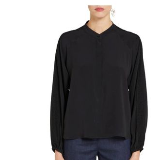 Marella Shirt - Femme - Blouses et Chemises - Noir - Taille: 38 FR