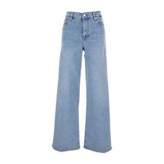 Frame Denim Le Slim Palazzo Jeans - - Jeans - Damen - Blau - W30