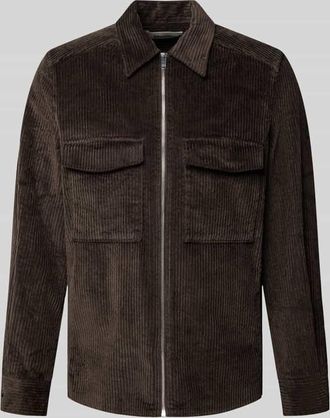 Drykorn Regular Fit Cordjacke aus Baumwoll-Mix