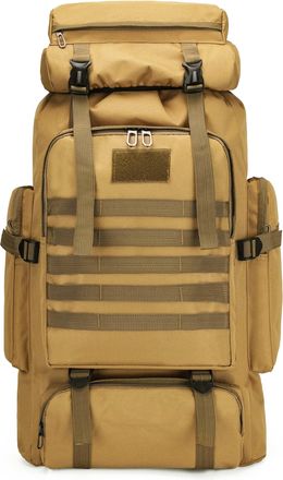 Dressfo 80 l Wanderrucksack, Camping-Rucksack, Jagd-Rucksack für Outdoor, wasserabweisend, taktischer Rucksack für Damen und Herren, Tiefes Blau, Large, Outdo