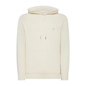 Sun 68 Baumwollkapuzenpullover mit Frontlogo - - Sweatshirts & Hoodies - Herren - Wei&szlig; - S
