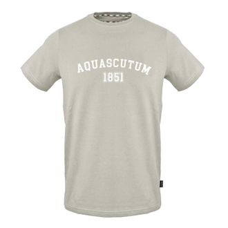 Aquascutum T-Shirt f&uuml;r Herren/Damen Unisex, Regul&auml;r (Grau)