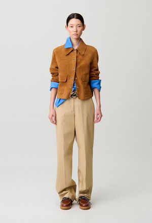 Claudie Pierlot Wildlederjacke