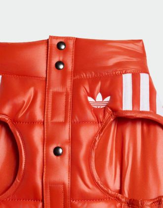 adidas Originals gilet rembourr&eacute; Pet en rouge et blanc