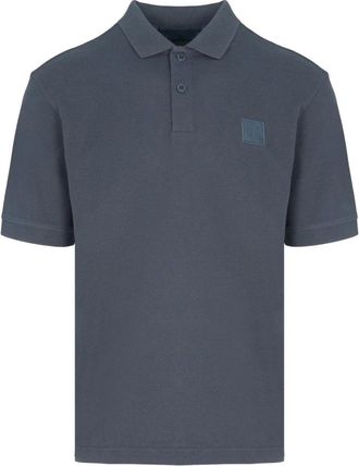 Stone Island Homme, Tops, Bleu, Taille: L Ghost Patch Logo Polo
