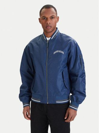 Calvin Klein Jeans Bomberjacke LV04RF510G Blau Regular Fit