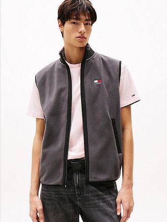 Tommy Hilfiger Veste sans manches en polaire à badge Tommy