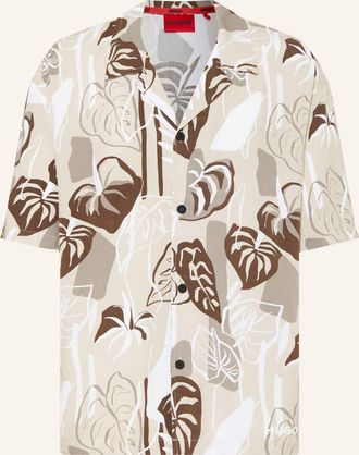 HUGO BOSS Hugo Resorthemd Relaxed Fit beige