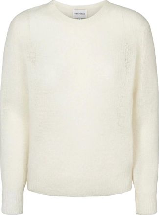 Americandreams Americandreams, Femme, Pulls, Blanc, Taille: 40 FR Ulla O Neck Knit Pullover