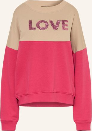Miss Goodlife Miss Goodlife Sweatshirt Mit Pailletten rot
