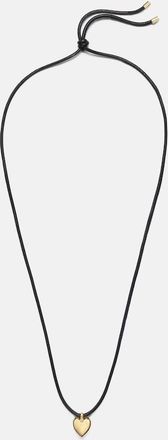 Jennifer Fisher Collier Puffy Heart en plaqu&eacute; or 14 ct