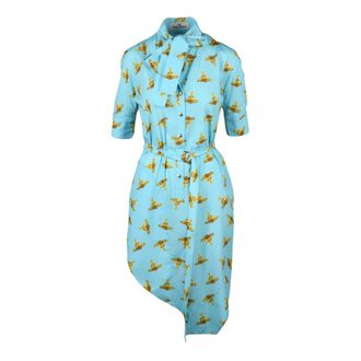 Vivienne Westwood Metro Hemdkleid - - Dresses - Damen - Blau - XS