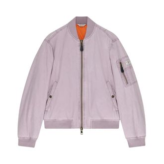 Guess Femme, Vestes, Violet, Taille: 38 FR Veste Bomber Lav&eacute;e