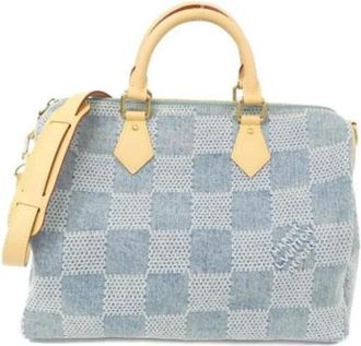 Louis Vuitton Sac &agrave; main Damier Pre-owned - Femme - Pre-owned - Bleu - Taille: ONE Size