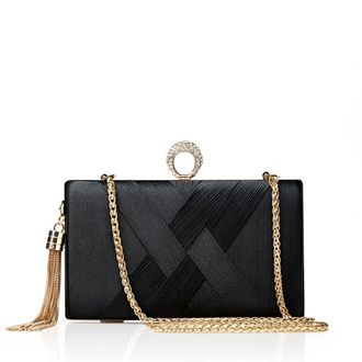 Babeyond Damen Clutch abendtasche damen Elegant Chain Bag und Abnehmbarer Kette Wedding Prom Party Handbag, Crossbody Shoulder Bag, Small Shoulder Bag