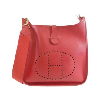 Herm&egrave;s Pre-owned Courchevel Umh&auml;ngetasche - - Pre-owned - Damen - Rot - ONE SIZE