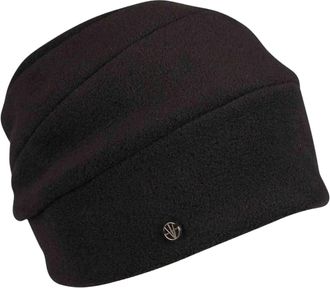 Loevenich Winddichte Beanie | 100% Polyester | Damen | OneSize | Warme M&uuml;tze mit gek&uuml;rzter R&uuml;ckseite Black