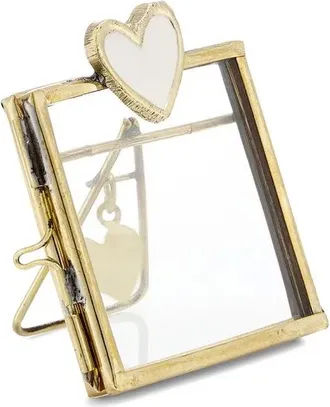 Doing Goods Mini Cadre photo en laiton coeur Pyar Doing Goods
