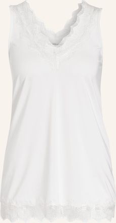Rosemunde Top Billie Mit Spitze weiss