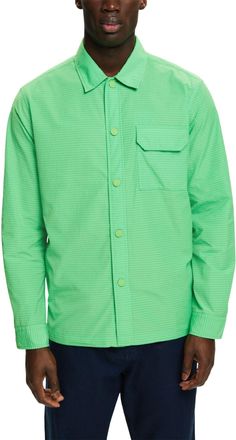 Esprit Herren 024EE2F317 Hemd, 320/CITRUS Green, XL