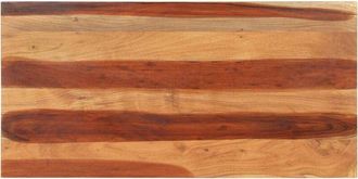 vidaXL Dessus de table Bois solide 15-16 mm 60x120 cm