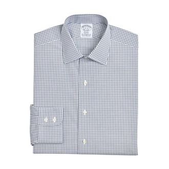 Brooks Brothers Homme, Chemises, Bleu, Taille: S Chemise habill&eacute;e infroissable coupe classique Regent