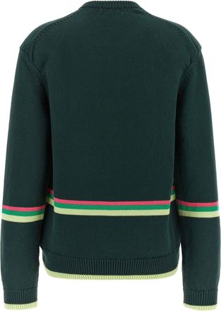 J.W.Anderson Sheep Intarsia Sweater - Green