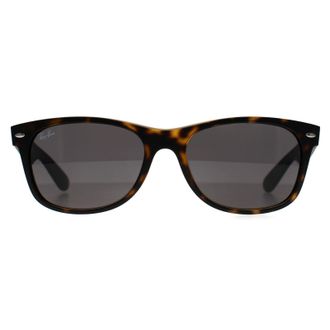 Ray-Ban New Wayfarer 2132 865/B1 matte havanna dunkelgrau Sonnenbrille
