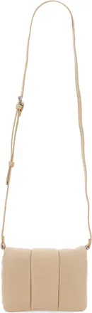 Stand Studio Womens Adjustable Shoulder Bag Ivory Leather
