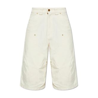 Willy Chavarria Stockton Double Knee Short - - Shorts - Herren - Beige - W30