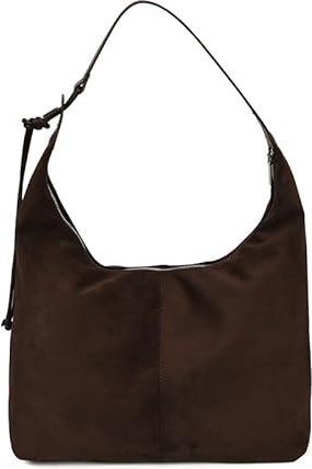 Generic Sac r&eacute;tro pour femme - Couleur unie - Vintage - En cuir synth&eacute;tique - Sac de transport &eacute;l&eacute;gant pour le travail, les trajets en d&eacute;placement, le shoppin