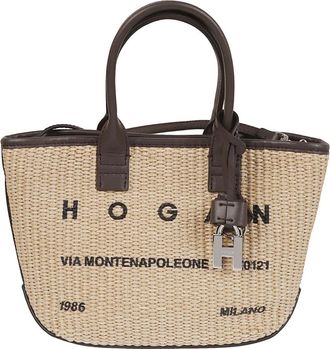 Hogan Femme, Sacs, Brun, Taille: ONE Size Sac Cabas