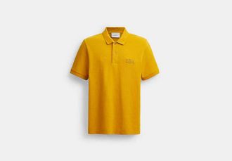 Coach Polohemd Aus Biobaumwolle Mit Horse And Carriage-Motiv Im Classic-Fit