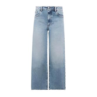 Icon Denim Los Angeles Femme, Jeans, Bleu, Taille: W28 Angie-River Jeans Mi-haute