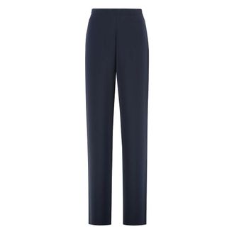 Max Mara Elegante Cady Hose - - Trousers - Damen - Blau - M
