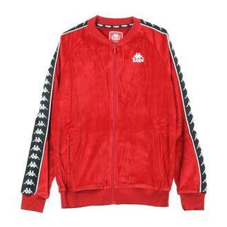 Kappa Herren Track Jacket Rot/Schwarz/Wei&szlig; - - Sweatshirts & Hoodies - Herren - Rot - S