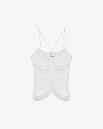 Isabel Marant Top Leila - Femme - Blanc - Taille34 - Isabel Marant
