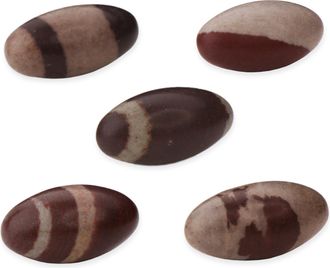 NKlaus 5X Shiva Lingam ca. 3cm heiligen Symbol spiritueller Verbundenheit Meditation 14926