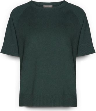 Elena Miro Femme, Pulls, Vert, Taille: 46 FR T-shirt &agrave; manches courtes